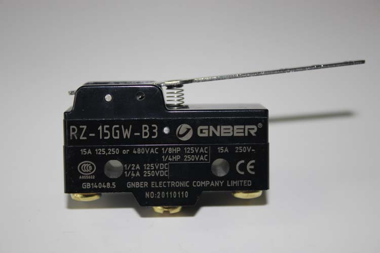 15A 250VAC drive type micro switch RZ-15GW-B3 - Buy RZ-15GW-B3 Product ...